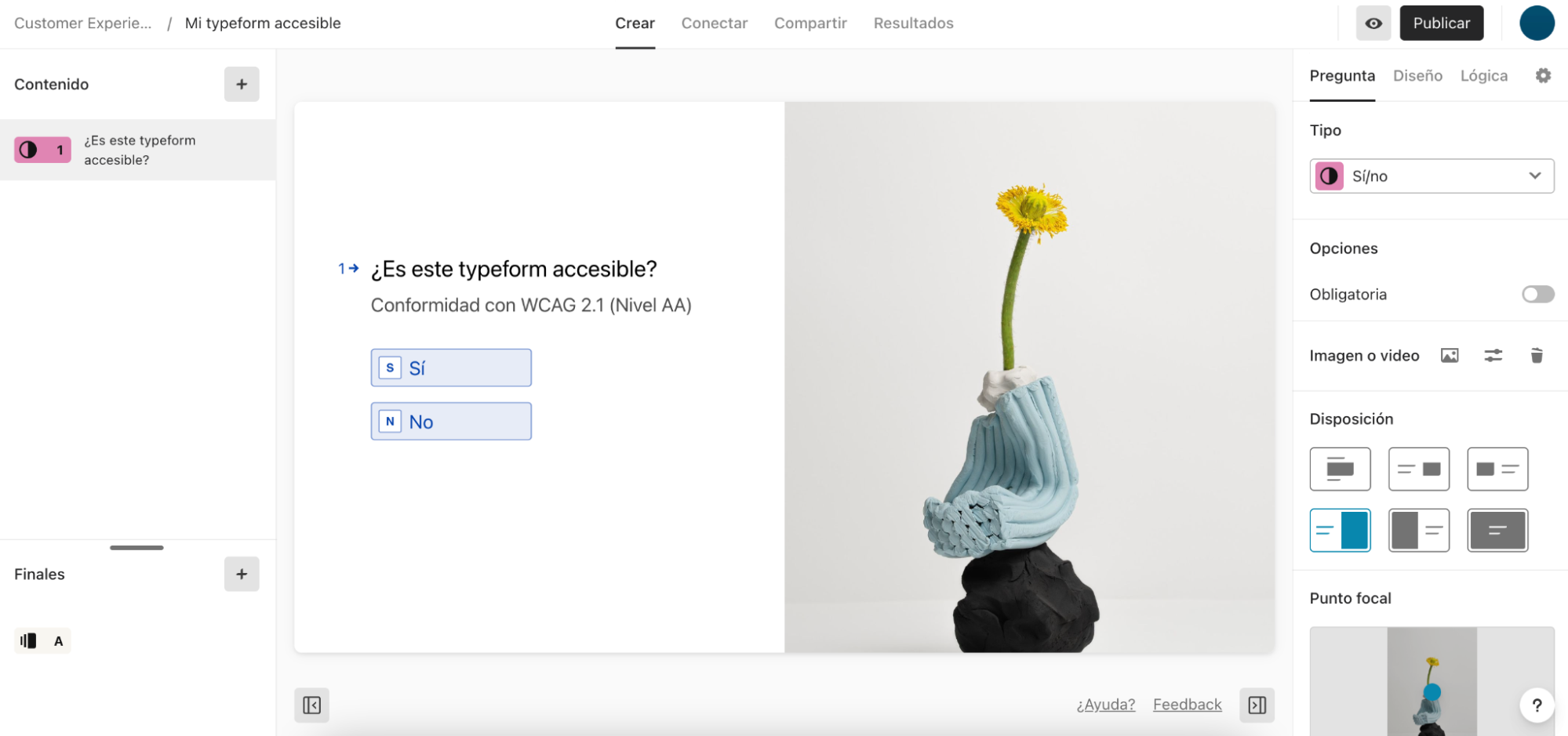 Cómo crear typeforms accesibles – Help Center