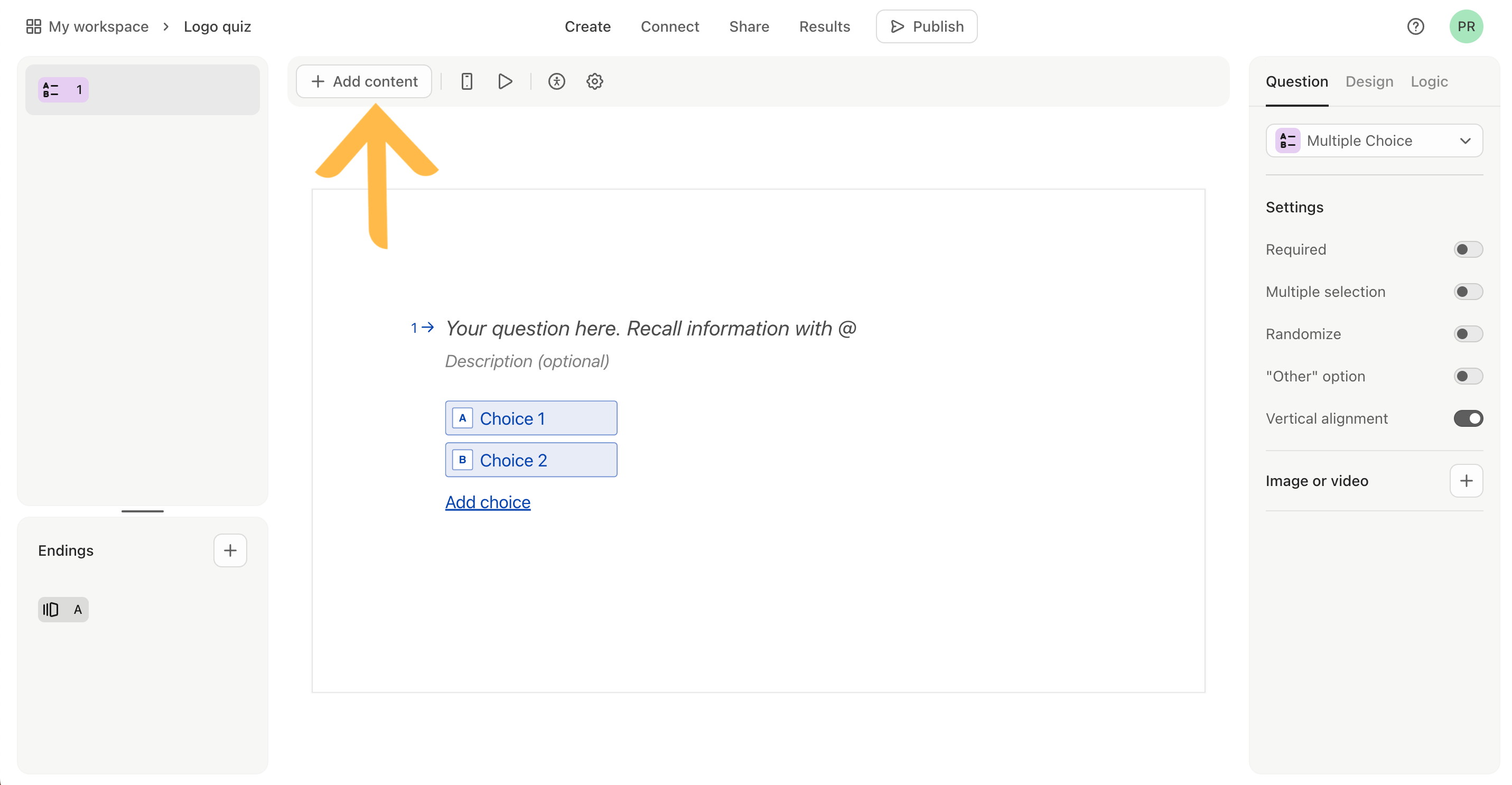 Create a quiz – Help Center