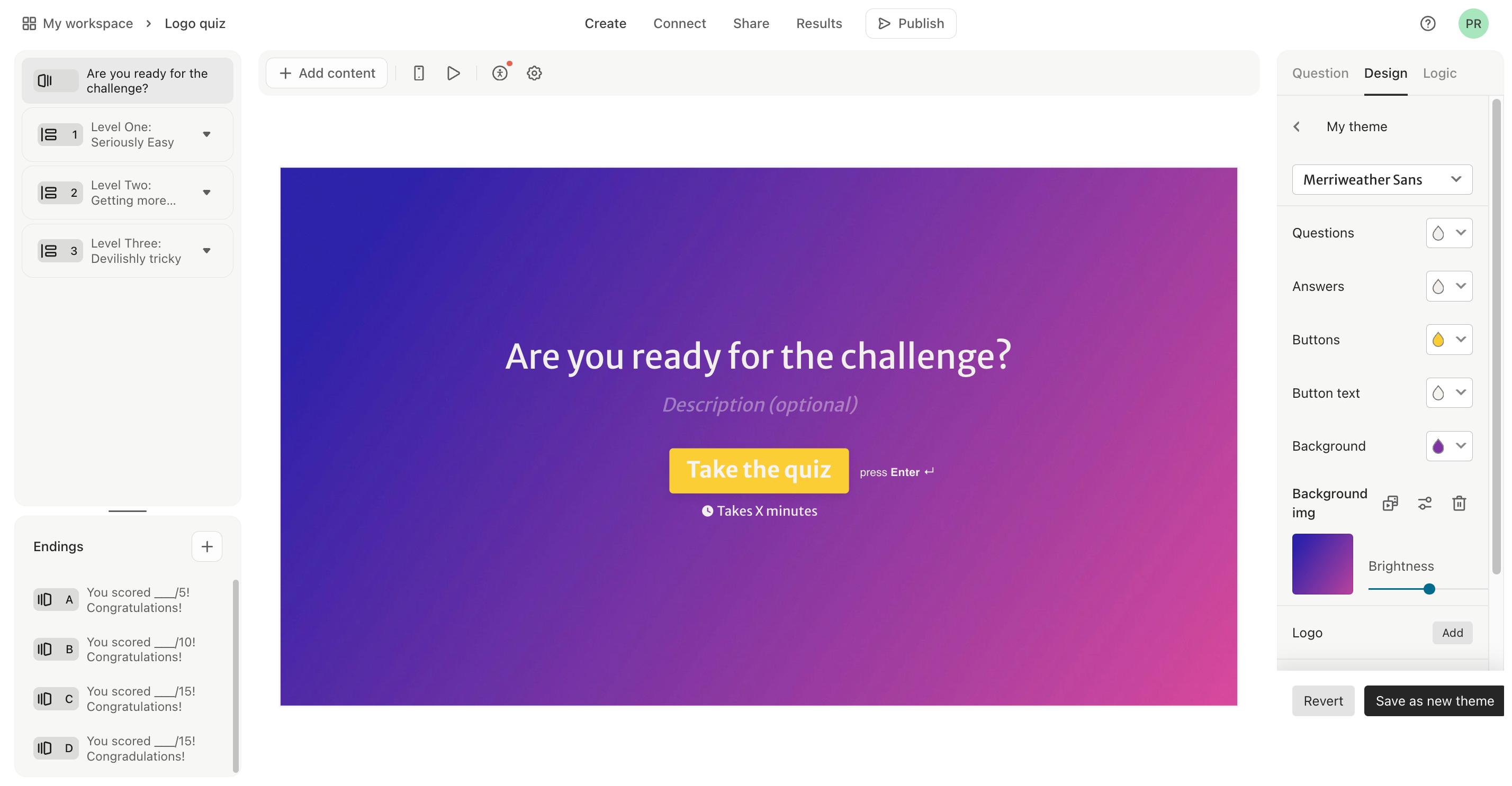 Create a quiz – Help Center