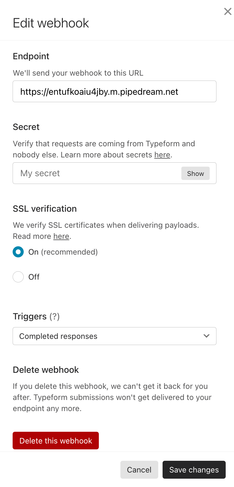 Webhooks – Help Center