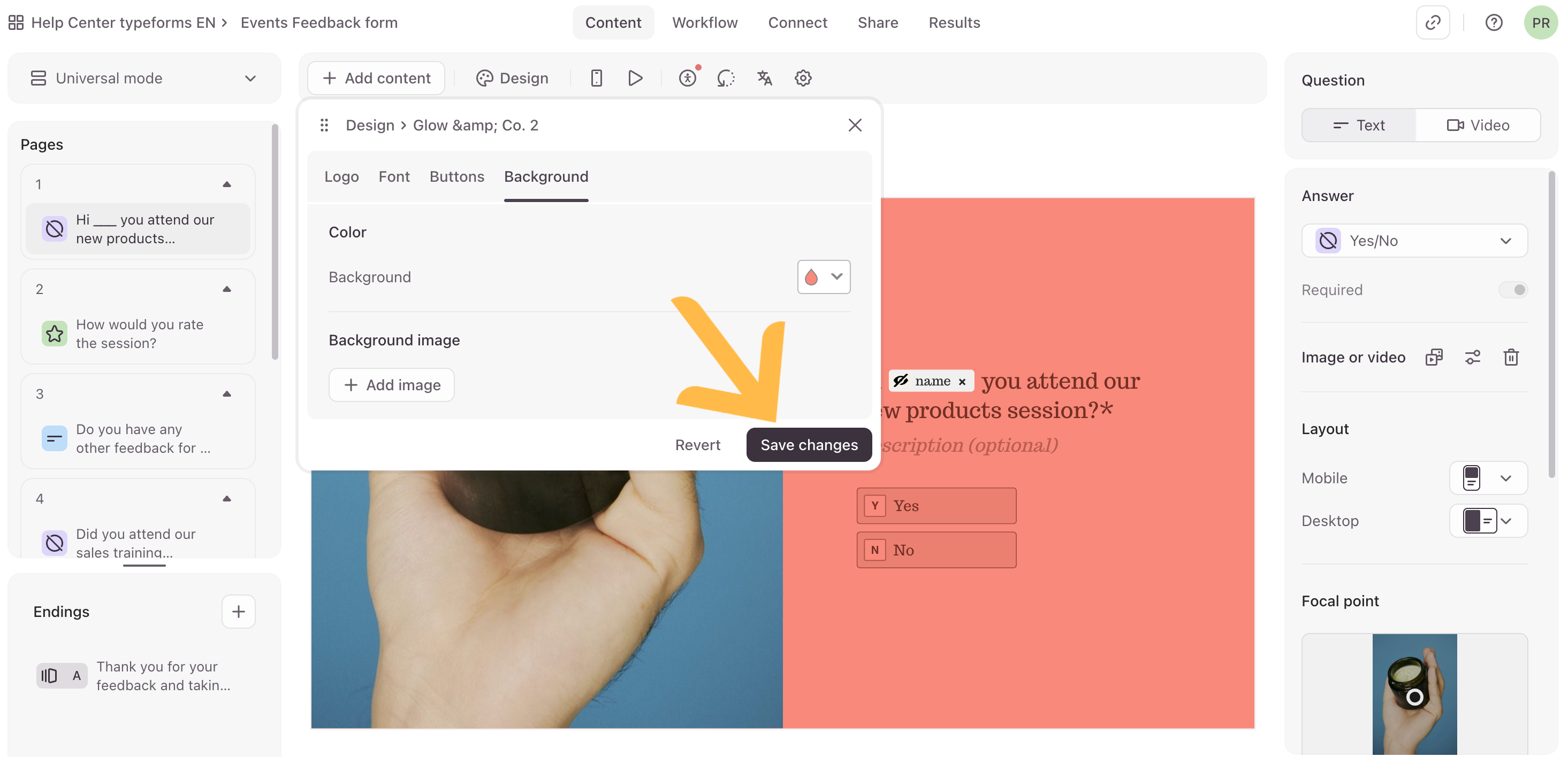 Customize your form's colors – Help Center
