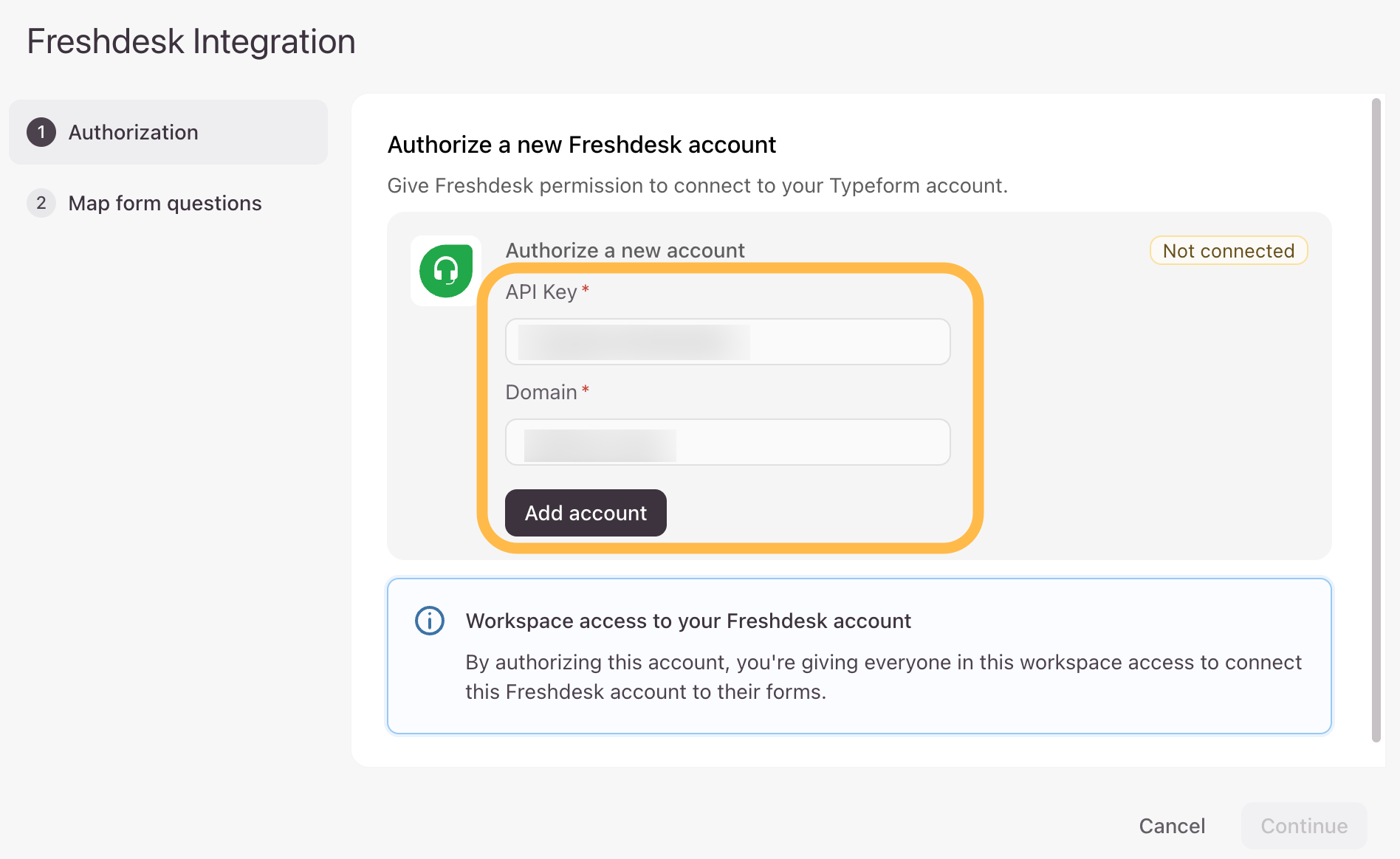 How to integrate Typeform with Freshdesk – Help Center