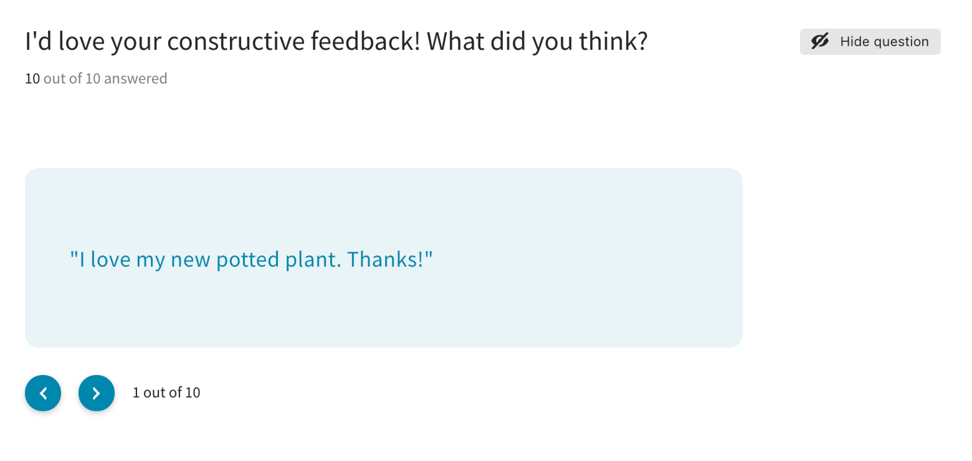 Create and share your responses report – Help Center